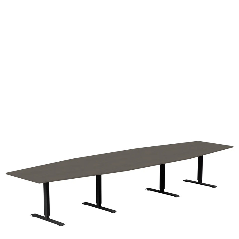 Conference table 4200 X 1200 X 800 dark ash/black | Lanab