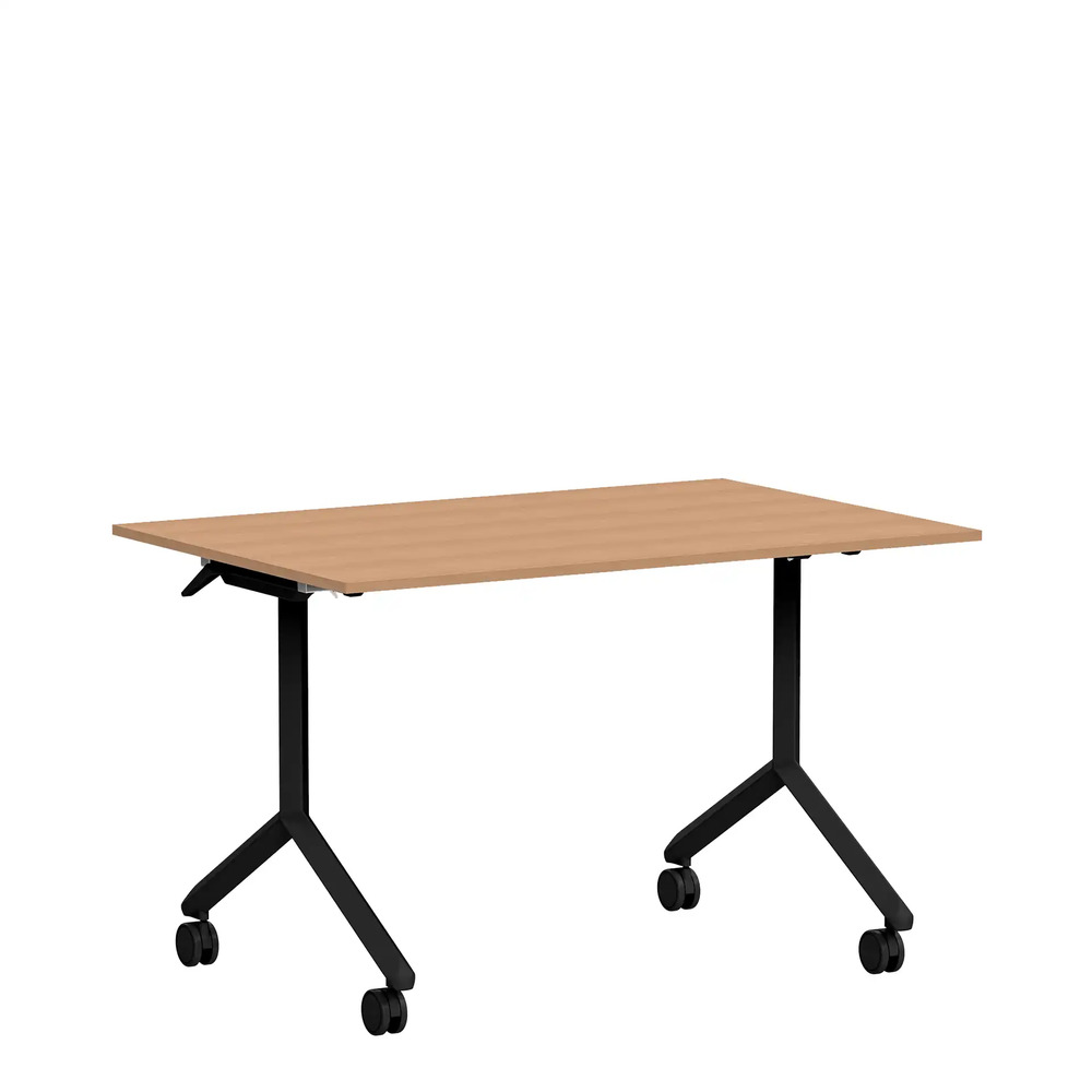 EF Tilt - Foldable table 1200 X 800 beech/black | Lanab