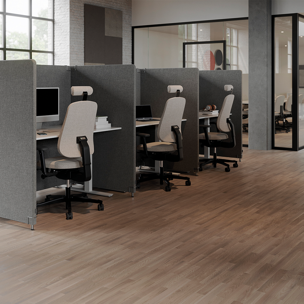 Selma golvskärm 1000 X 1500 grafitgrå | Lanab